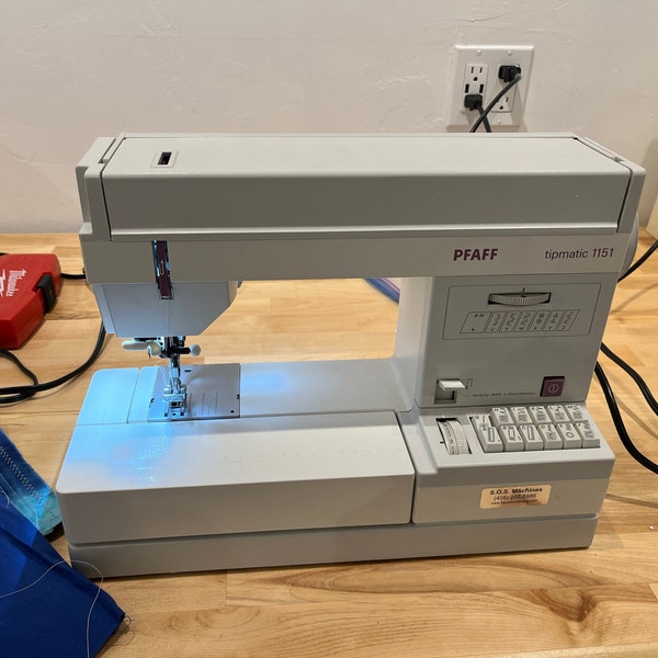 Pfaff 1475 CD Heavy-duty Sewing Machine Pro-serviced, 2-year Guarantee ...