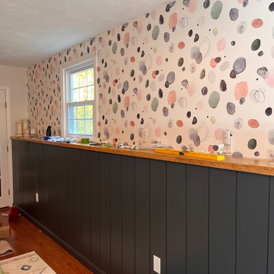 Laundry Room Wallpaper Clothes on Washing Line Peel and - Etsy