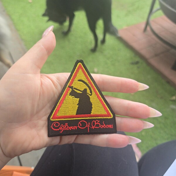 Wolf Embroidered Back Patch | Mean Growling Dog Harley Davidson Biker ...