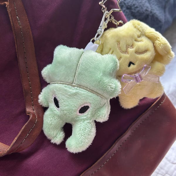 Stag Beetle Bug Rainbow Plush Keychain Charm | Version 1 - Etsy