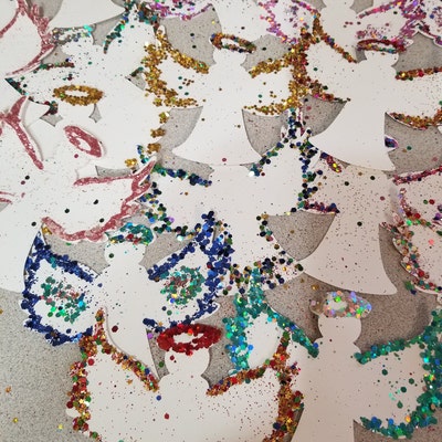 Angel Paper Cut Outs Set of 25 - Etsy