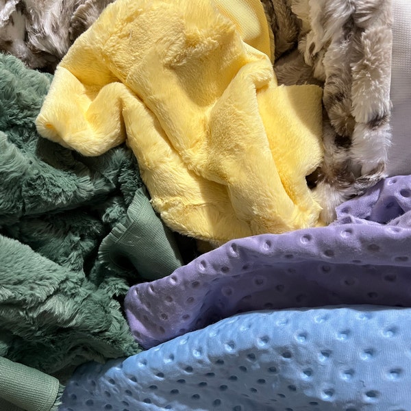 After the Rain Cuddle Pastel by the Yard Shannon Fabrics Minky Rainbow ...