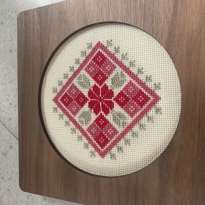 Palestinian Embroidery Cross Stitch DIY Tatreez Kit 5in Hoop With 4 ...