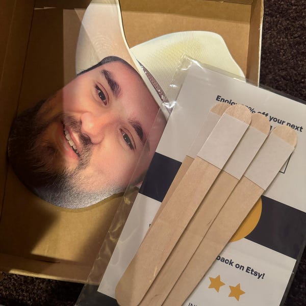 Custom Heads on a Garland Face on Banner Custom Birthday Wall Hang ...