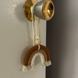 Mini Macrame Wristlet Finger Loop Keychain macrame Finger Loop Daisy Macrame Wristlet Macrame ...