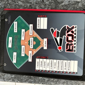Custom Lineup Cards Baseball or Softball 4 Part Carbonless - Etsy