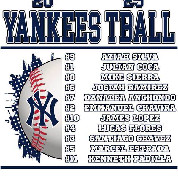 Baseball Shirt Back Custom PNG, Baseball Personalized PNG, Shirt Back ...