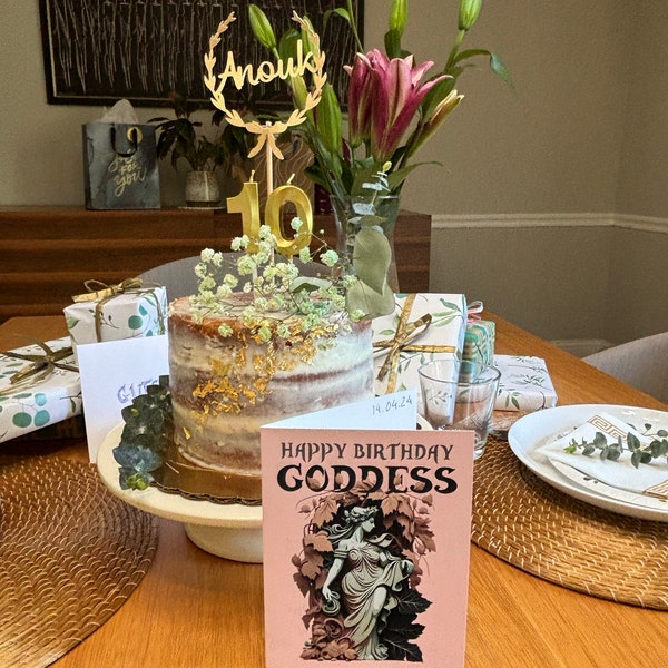 Happy Birthday Goddess! Card - Etsy