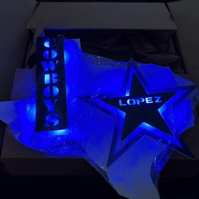 American Flag, USA Flag Led Sign, Custom Led Sign, Handmade Led Sign ...