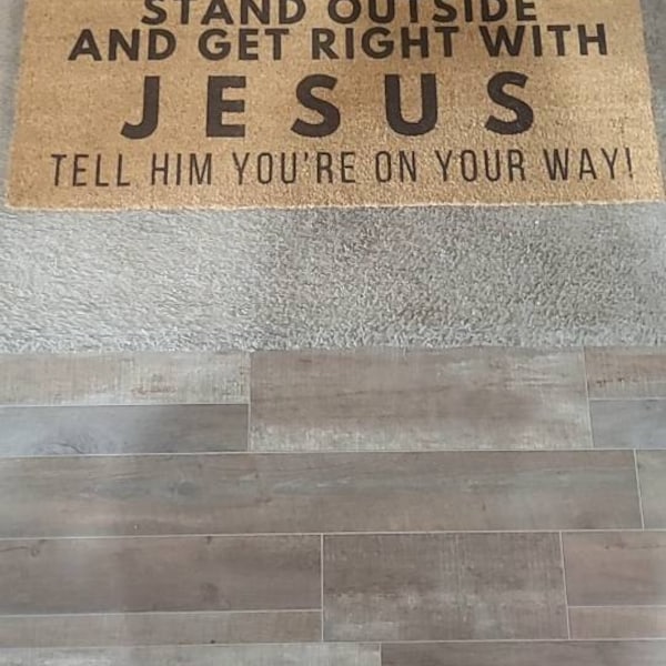 Before You Break Into My House Get Right With Jesus, Housewarming Gift ...