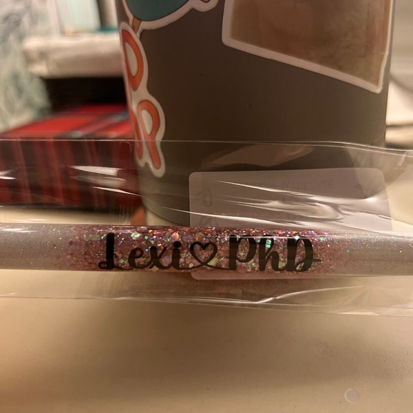 Holographic Ice Glitter Pen - Personalized Refillable Inkjoy, Naylynn ...