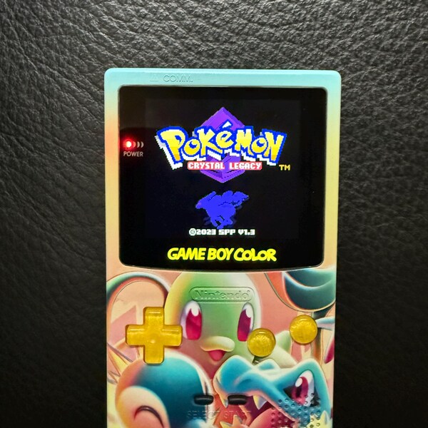 Gameboy Color Original Style Custom Rear Sticker / Label - Full ...