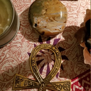 Large Flower of Life Crystal Grid Mat Handmade Upcycled | Etsy