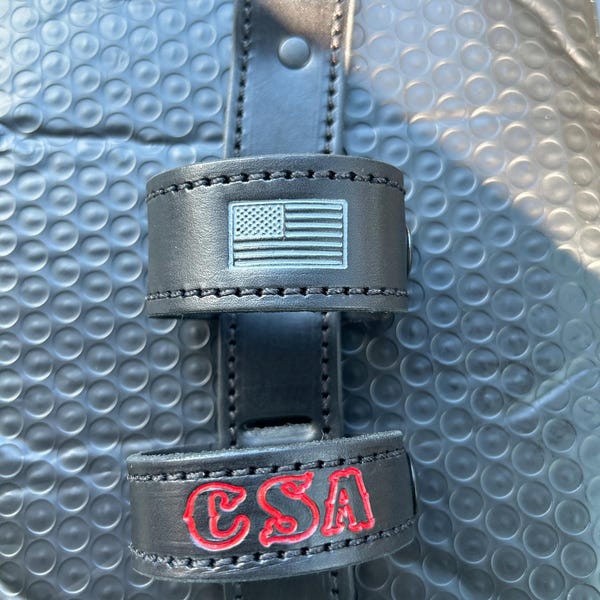 Custom Leather Flashlight Strap - Etsy