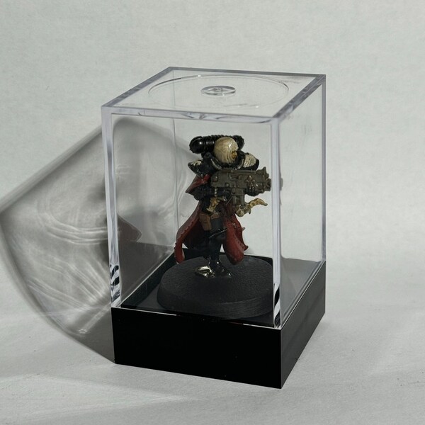 Acrylic Showcase Box for Display, 2 3/16" Tall X 1 3/16" Wide on Four ...