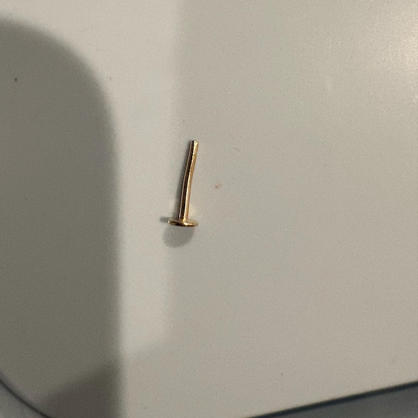 14K 16G 18G 20G THREADLESS Replacement/threadless Post/push Pin Back ...