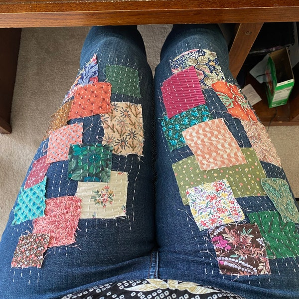 Custom Mending on Your Favourite Jeans! - Etsy