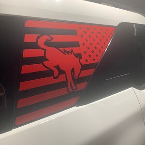 American Flag Rear Side Window Decals for 2021 Ford Bronco | Etsy