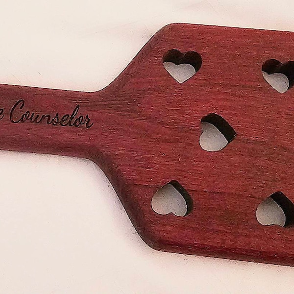 Wood Spanking Paddle Attitude Adjustment With Instructions - Etsy
