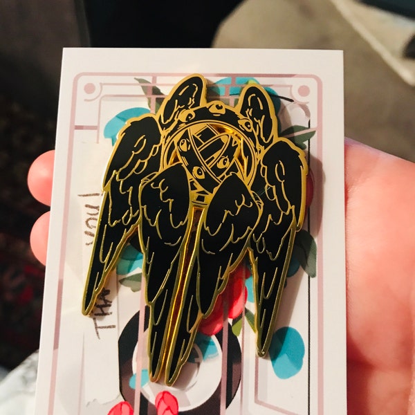 Black Angels Pin - Etsy