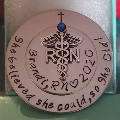 Personalized Pin for RN / Rn Gift /bsn Pin/ Nursing Student Gift ...