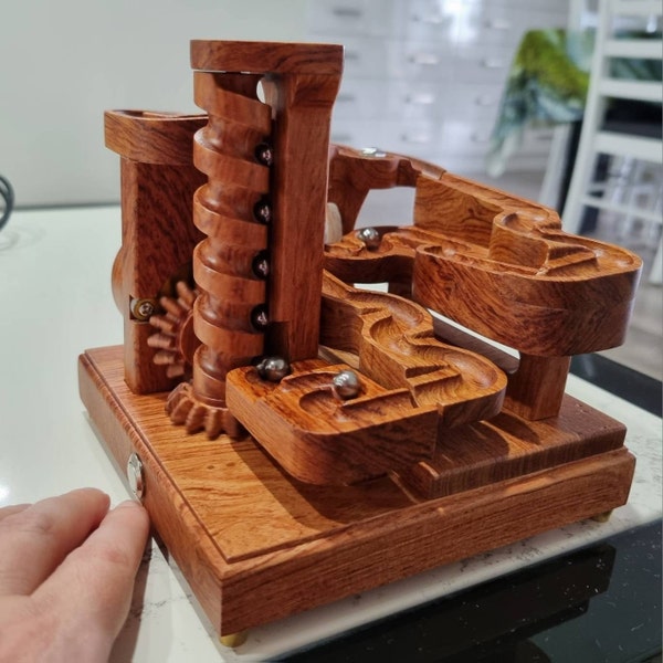 Wooden Toys -marble Run- MODULE 4 for Marble Machine ( Use 16mm Glass ...