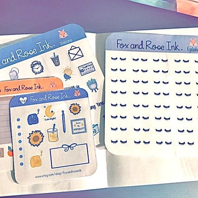Computer Stickers/ Planner Stickers Sheet/ Desktop Stickers - Etsy