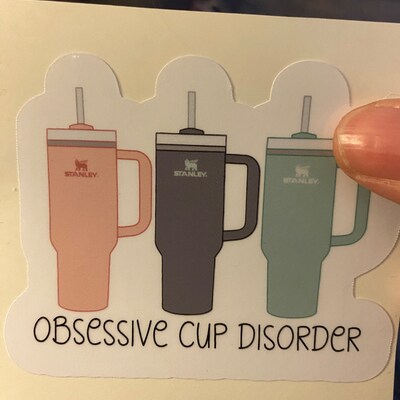 Original Designer Message for Customs OCD Obsessive Cup Disorder Travel ...