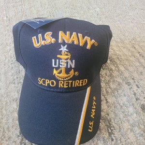 U.S. Merchant Marine, Black Baseball Cap/hat, W/merchant Marine on Brim ...