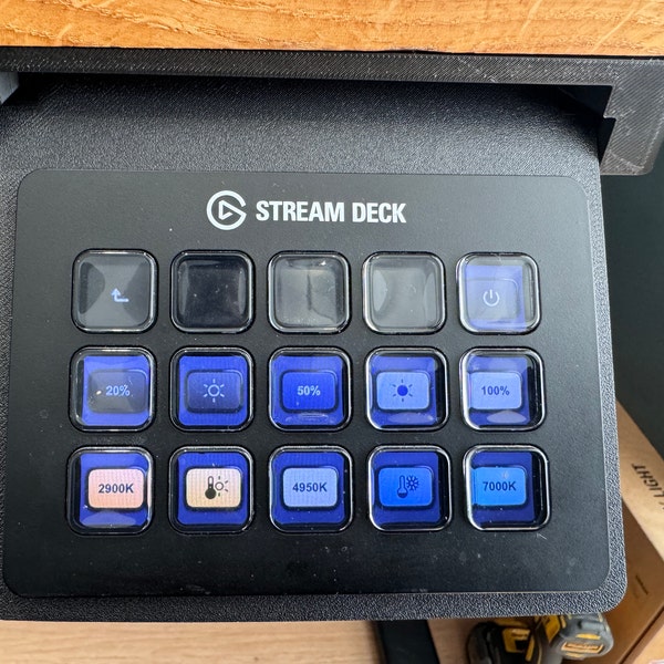 Elgato Streamdeck 15 Key MK1/MK2 Sliding Under Desk Mount | Gifts for Streamers | Streaming Desk ...