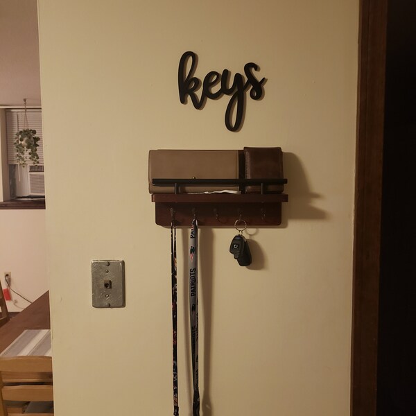 Keys Wording- Keys Wall Wording- Keys Laser Cut Sign Wording - Etsy