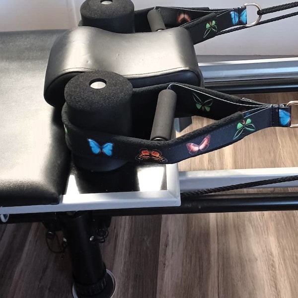 Pilates Straps, Pilates Reformer Straps, Pilates Double Loop Padded ...