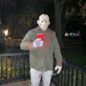 White Jason Voorhees Mask - Etsy