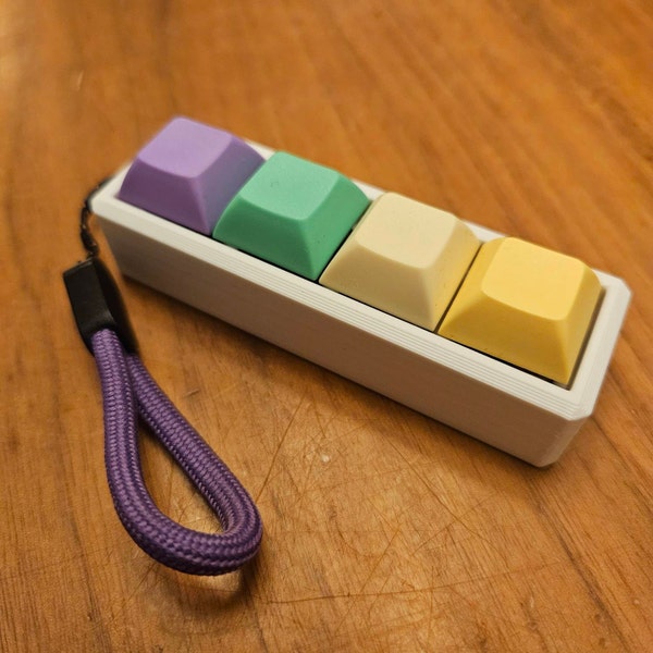 Mechanical Switch Clicky Fidget Pastel Rainbow Th W/ Strap Keyboard ...