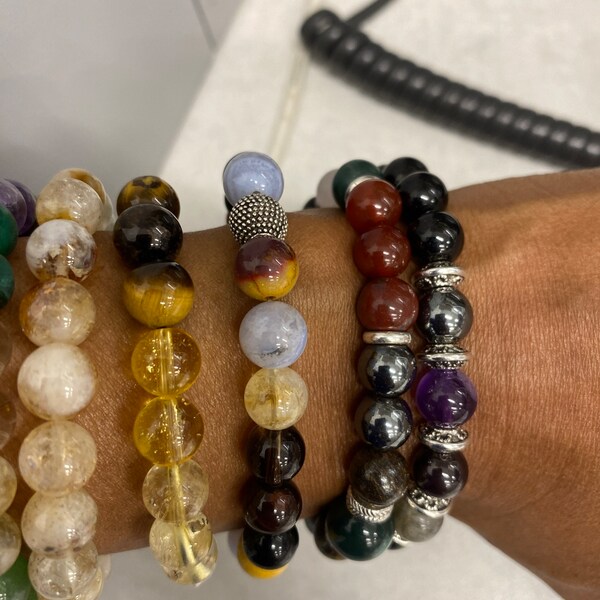 Virgo Crystal Bracelet, Healing Bracelet for Virgo, Virgo Zodiac ...