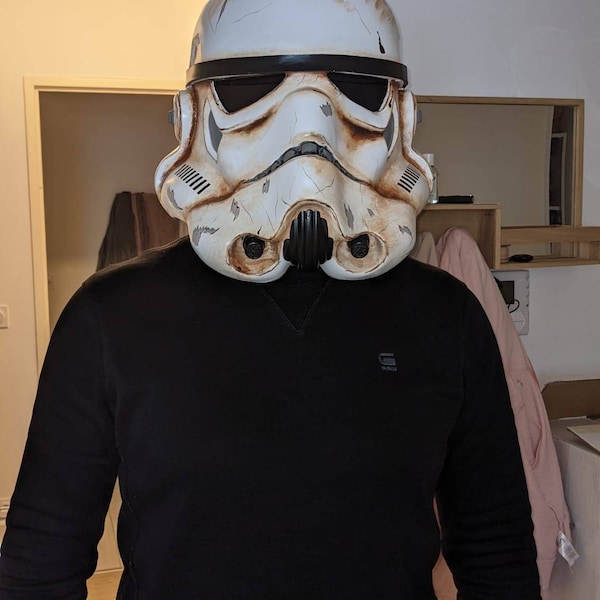 Classic Stormtrooper Helmet Cosplay Mask Armor Suit, Halloween Costume ...