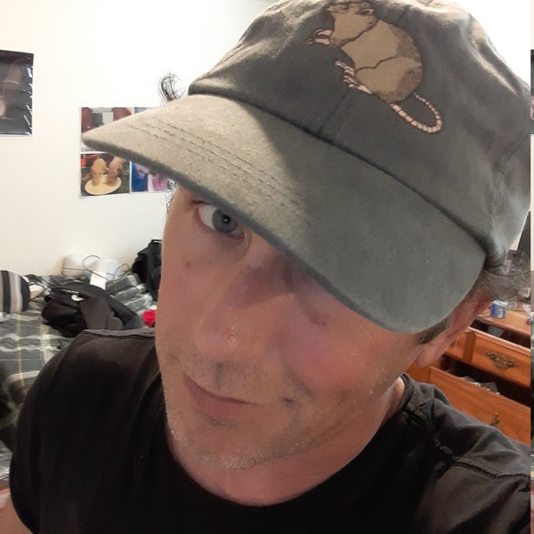 BROWN RAT RODENT Hat - Embroidered Men Women Wildlife Baseball Cap ...
