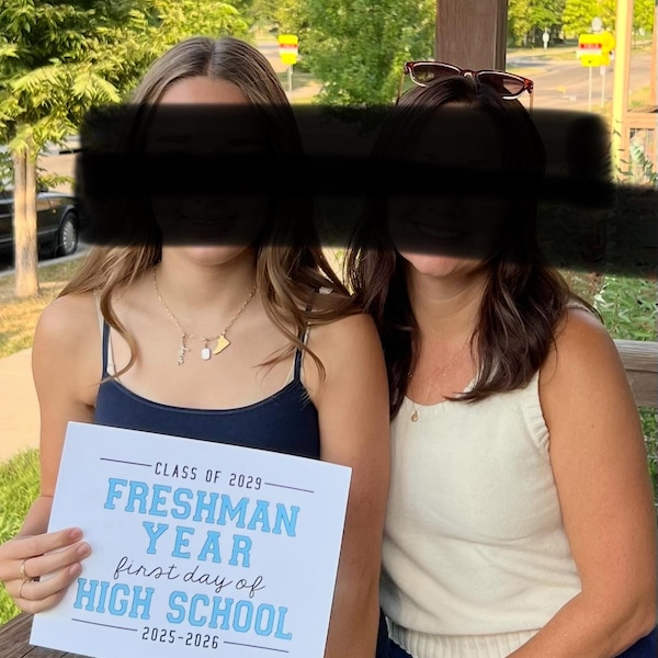First Day of Freshman Year Printable Sign - High School Freshman Sign ...