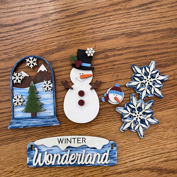 Snowman Insert DIY - Winter Inserts for Interchangeable Inserts ...
