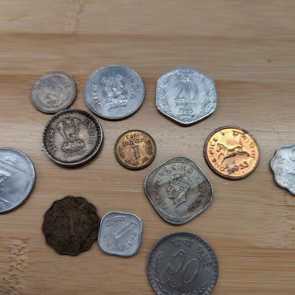 India Coin Set - (11 Different Coins) - Etsy