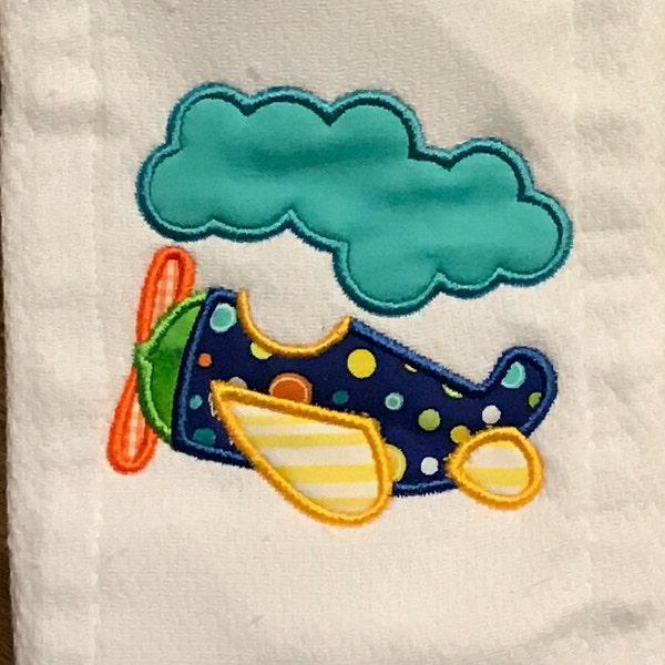 Plane Applique Embroidery Design - Etsy