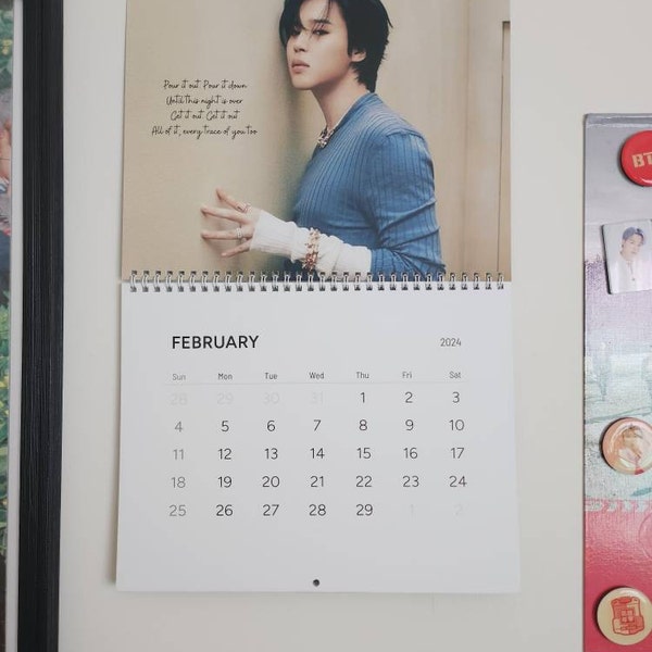 Jungkook Golden 2024 Desk Calendar, BTS Merch, Jungkook Merch, Kpop ...