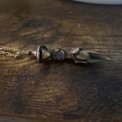 Wizard Weasel Necklace Adopt a Ferret Pendant in Sterling Silver ...