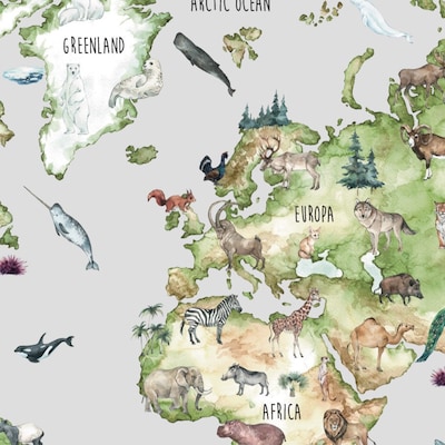 Alfabet Diere Digitale Plakkaat Afrikaans, A-Z Diere Plakkaat, ABC ...