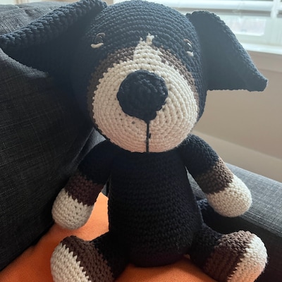 E-book Crochet Pattern Amigurumi Dog Puppy Bernese Bruce PDF english - Etsy