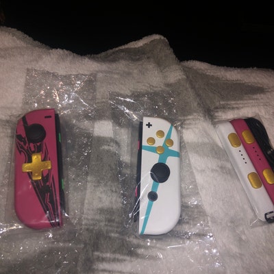 Custom Xenoblade Chronicles Mythra Pyra Themed Nintendo Switch Joy-con ...