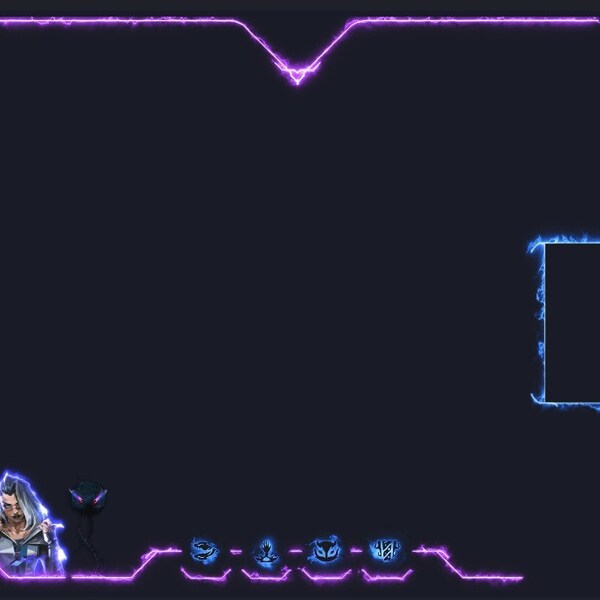 Counter-strike Animated Stream Overlay: Twitch, Youtube, Kick (digital ...