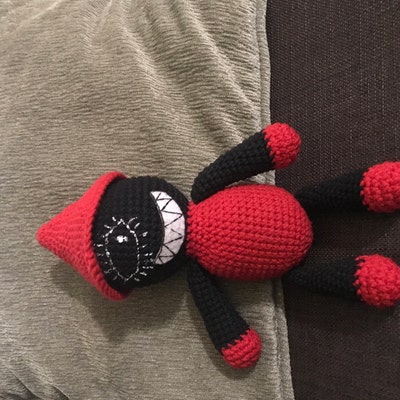 FNF True Expunged Plush, Custom FNF Crochet Doll - Etsy