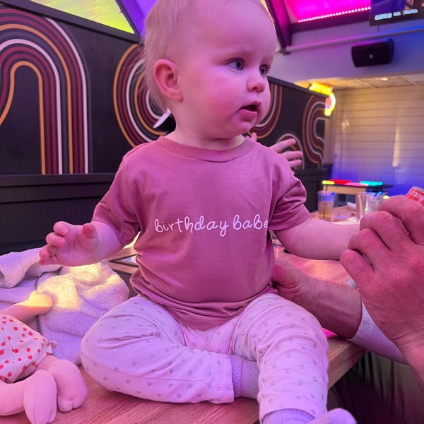 Birthday Babe Tee - Etsy