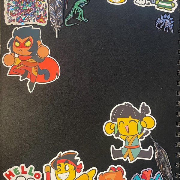 LMK| Cute Chibi Matted Stickers - Etsy